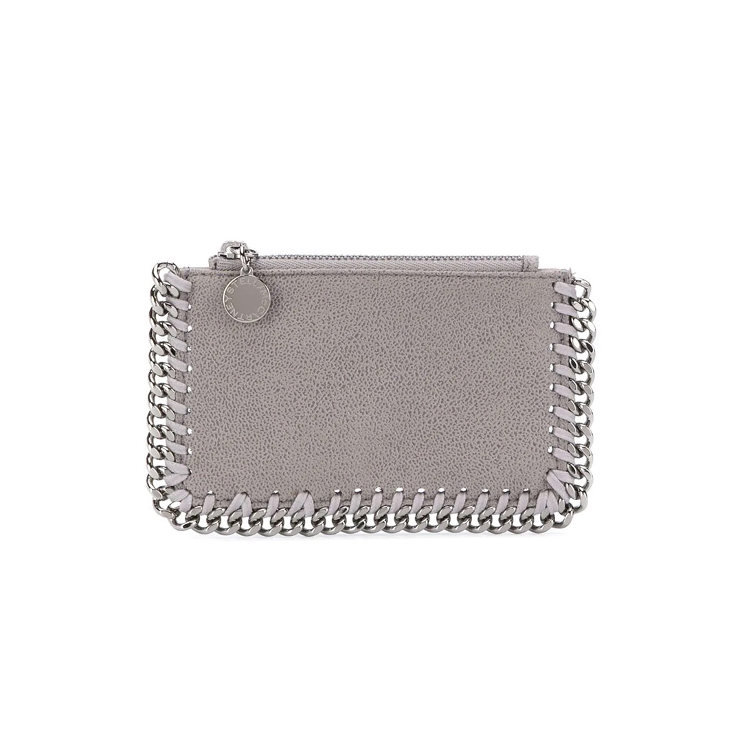 STELLA MCCARTNEY - Cards Case Eco Shaggy Light Grey - 0 | Oberrauch Zitt