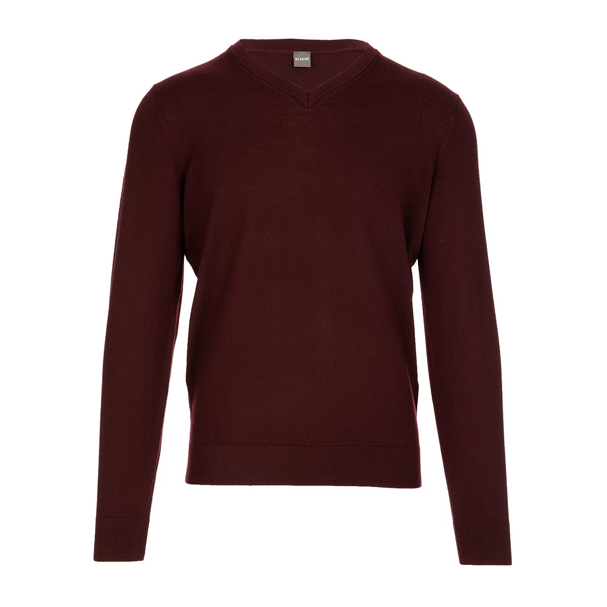 Oz Basic Sweater Uni V Neck 100 Merino Ivy Mel 4xl Oberrauch Zitt