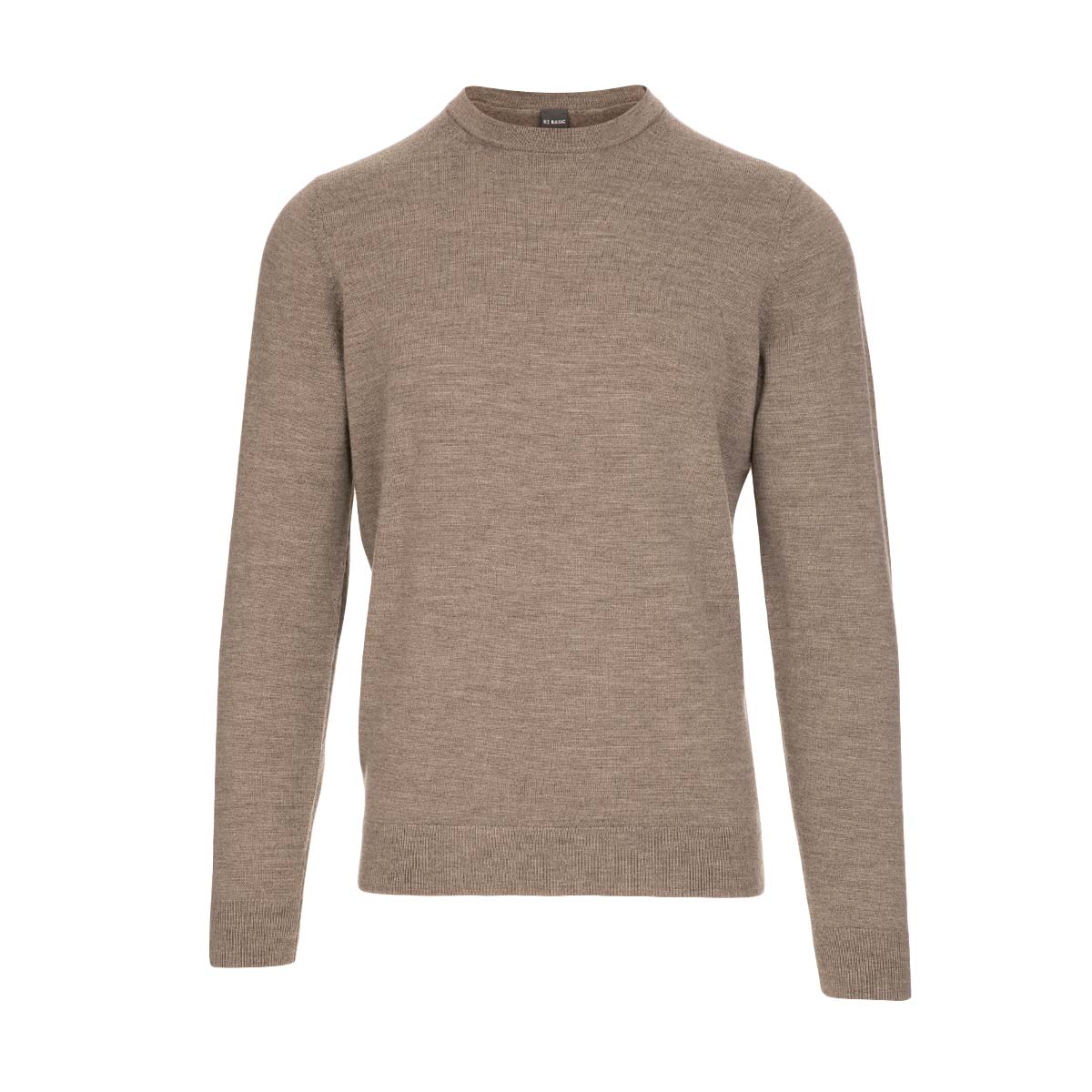 Oz Basic Sweater Uni 100 Merino Taupe Mel 3xl Oberrauch Zitt